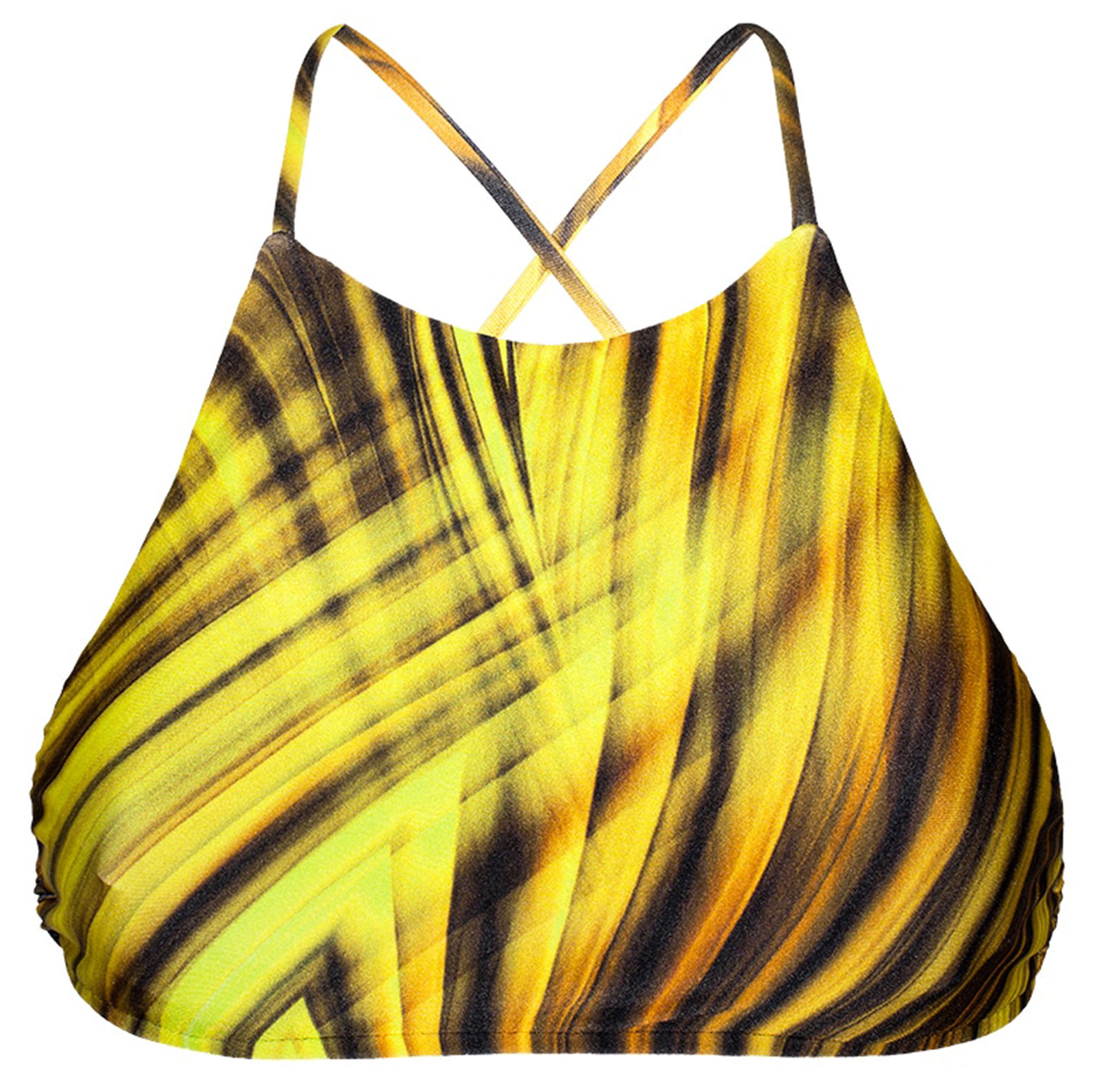 Rio De Sol Top Estampado Sport Soutien Luxor Cropped Até 30 Dias Para